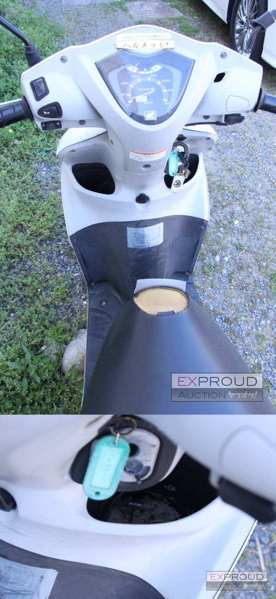 Yahoo!オークション - ジャンク ⑭HONDA Dio110 EBJ-JF31型 110ccホワ...