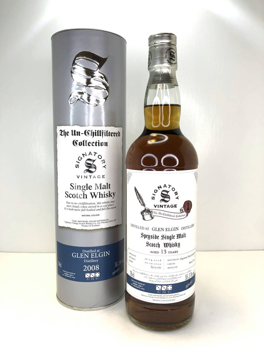 グレンエルギン 2008-2021 13年 シェリーバット フィニッシュ for The Sixth Sense チンチロリン(スコッチ)｜売買されたオークション情報、yahooの商品情報を ...