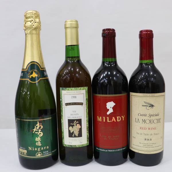 Yahoo!オークション - 【4本セット】ワイン各種（北海道ワイン おたる...