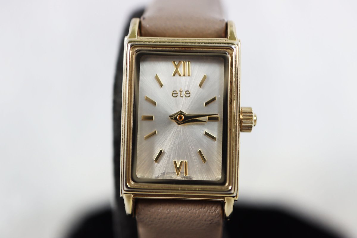 代購代標第一品牌－樂淘letao－ete エテ 腕時計 レディース ゴールドカラー