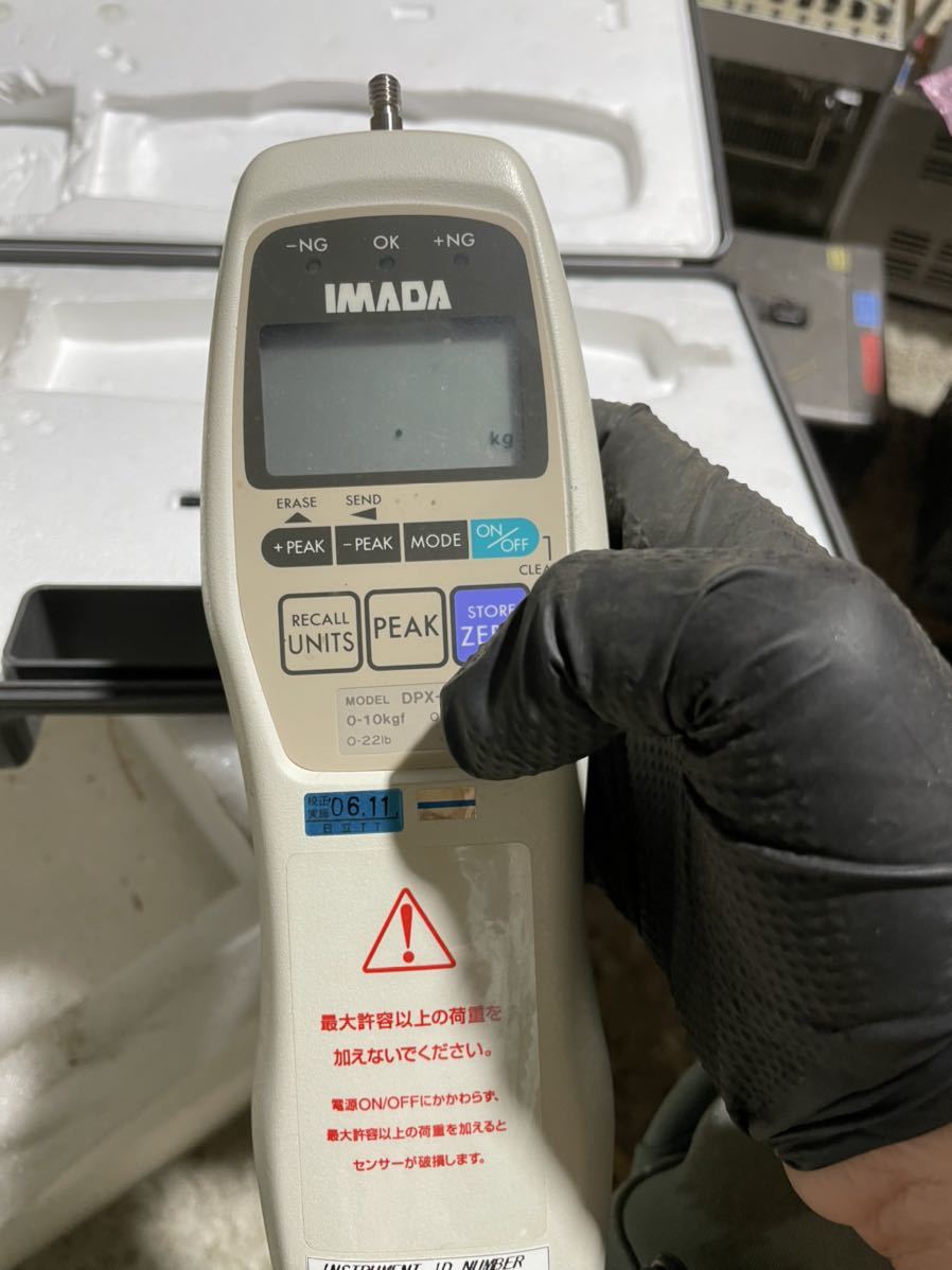 Yahoo!オークション - E22 IMADA イマダ フォースゲージ DPX-10T 通電...