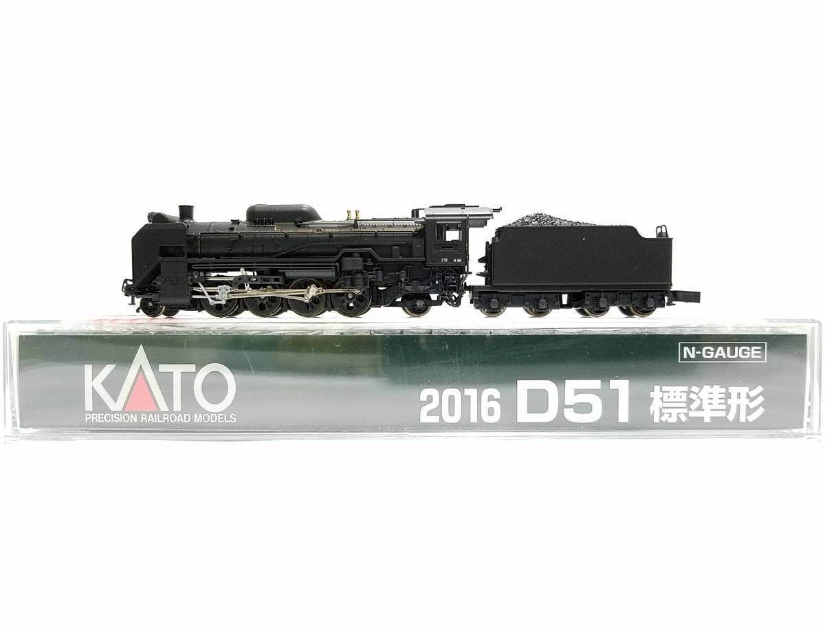 Yahoo!オークション - 新品同様品 KATO 2016 D51標準形 蒸気機関車 デ...