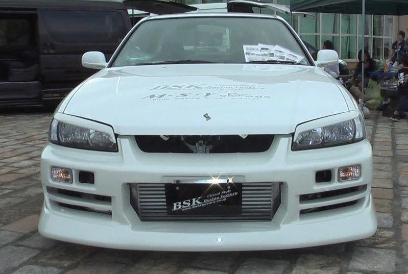 Yahoo!オークション - BSKエアロ フロントバンパースポイラー R34 スカ...