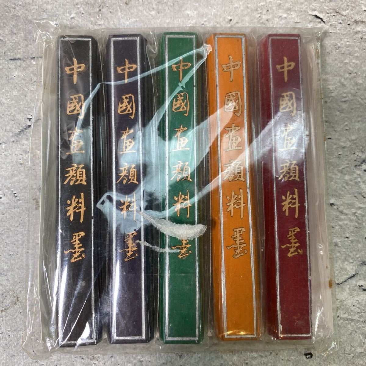 Yahoo!オークション - X04レ/ 新品 中国 墨 古墨 中国書顔料墨 書道具 ...