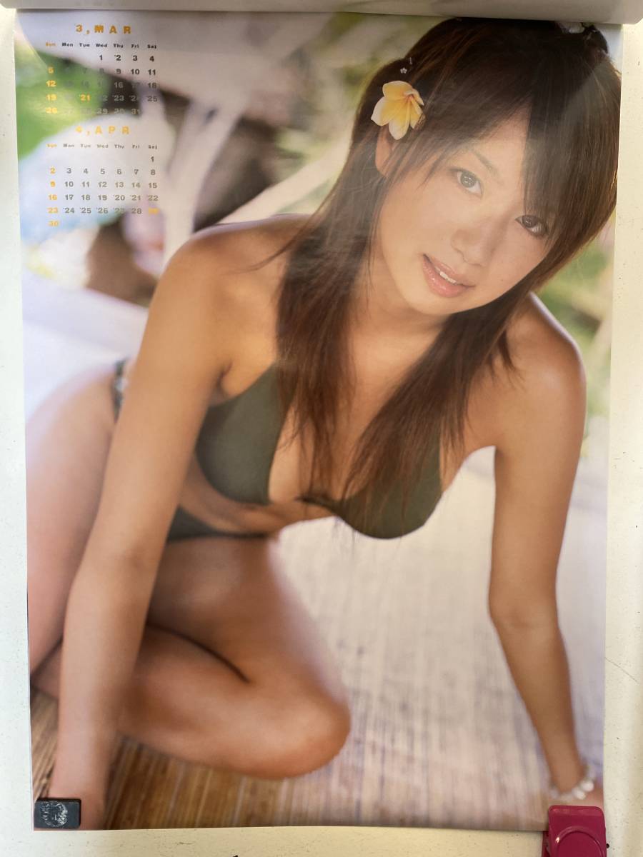 Yahoo!オークション - 【305カレンダー】東原亜希 2006年 水着ビキニ
