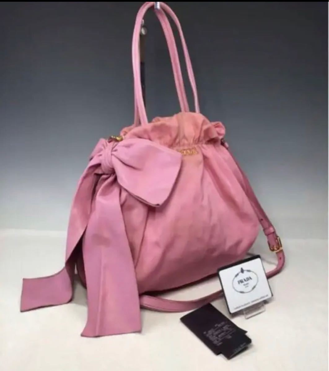 代購代標第一品牌-樂淘letao-prada プラダ 2wayバッグ ハンドバッグ ショルダーバッグ カードあり