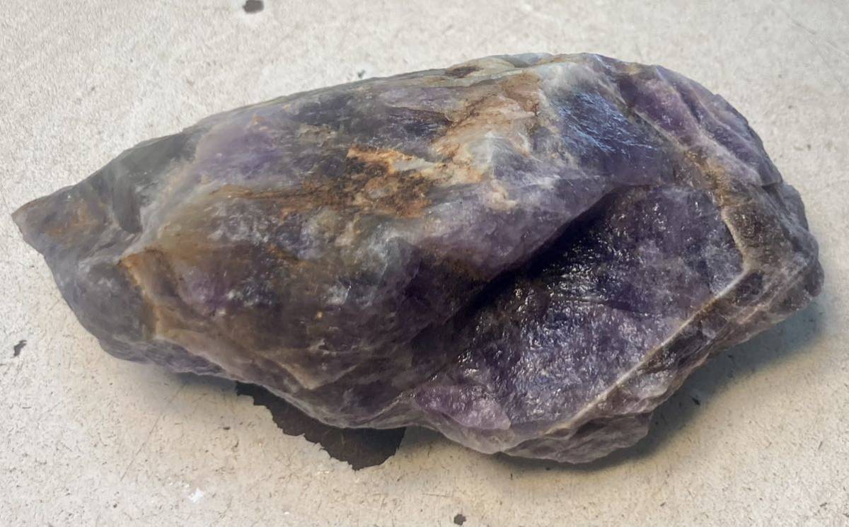 Yahoo!オークション - ブラジル産巨大天然アメジスト1本剣458g激レア石...