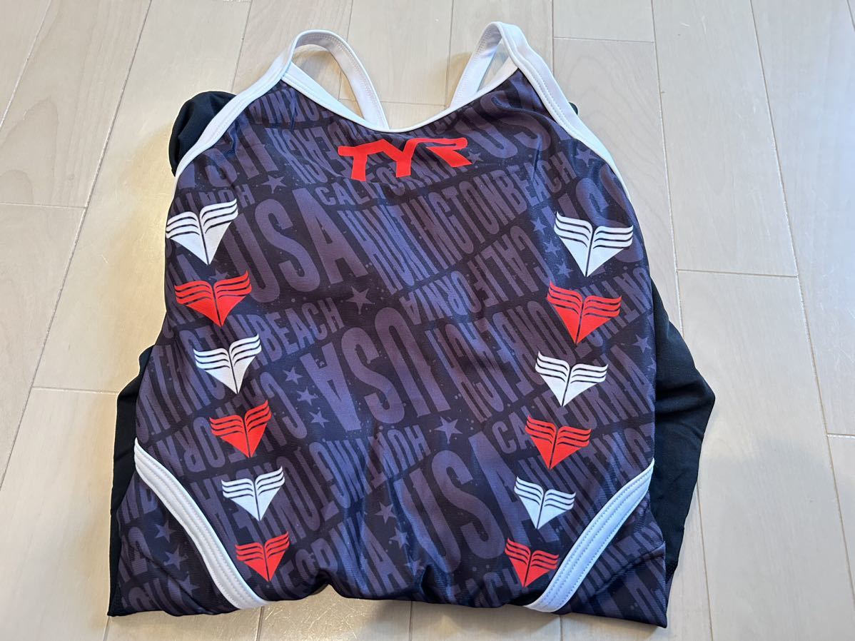 Yahoo!オークション - TYR 競泳水着 トライアスロン ワンピース水着 未...