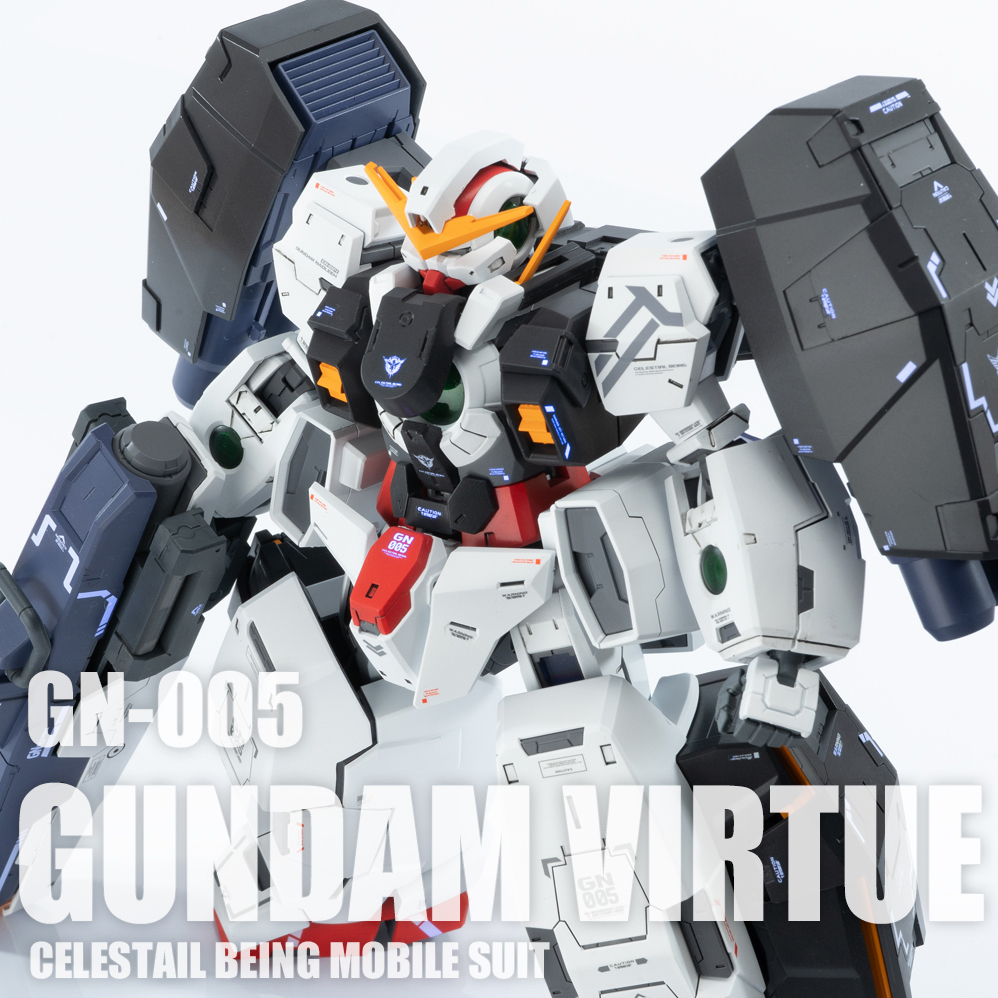 Yahoo!オークション - MG 1/100 GN-005 ガンダムヴァーチェ 改修塗装済...