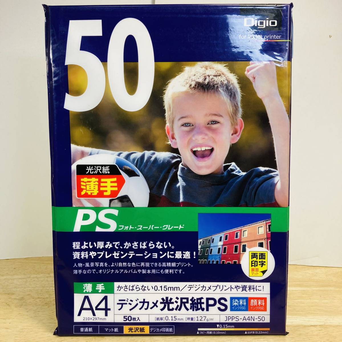 Yahoo!オークション - 未開封 Digio ナカバヤシ デジカメ 光沢紙 PS 薄...