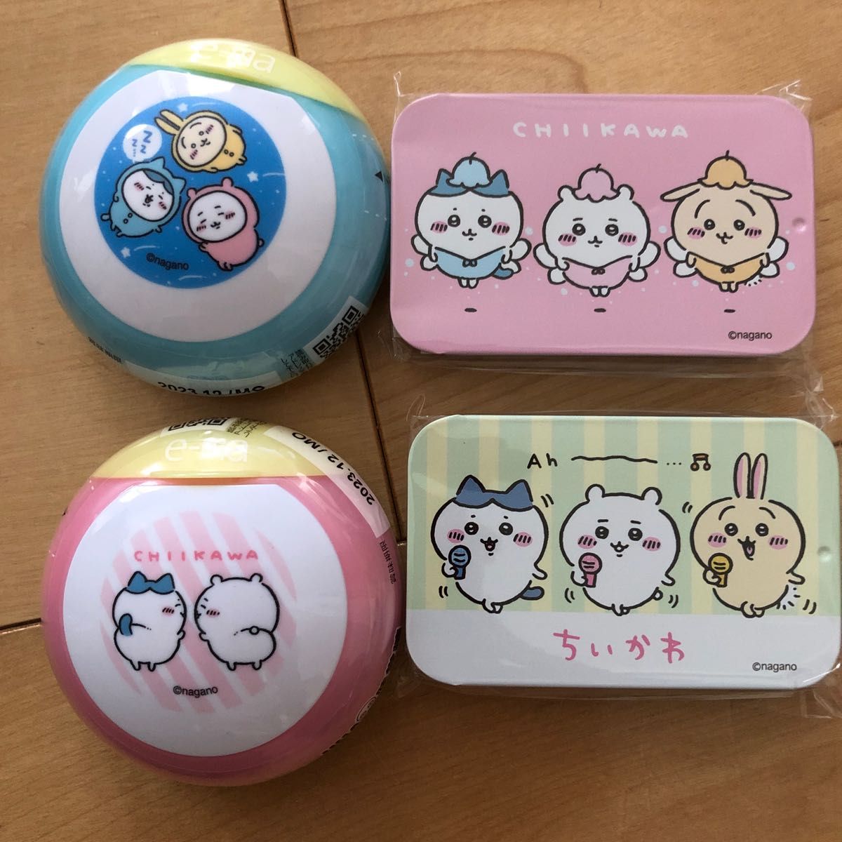 ちいかわ のど飴 2種 タブレット缶ケース 2種 セット｜PayPayフリマ