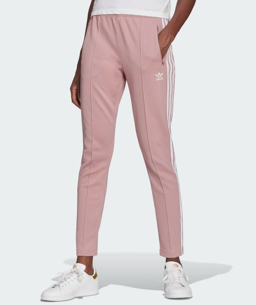 セットアップ 上下ジャージ】adidas 薄紫 スーパースター セットアップ 上下ジャージ】adidas 薄紫 スーパースター