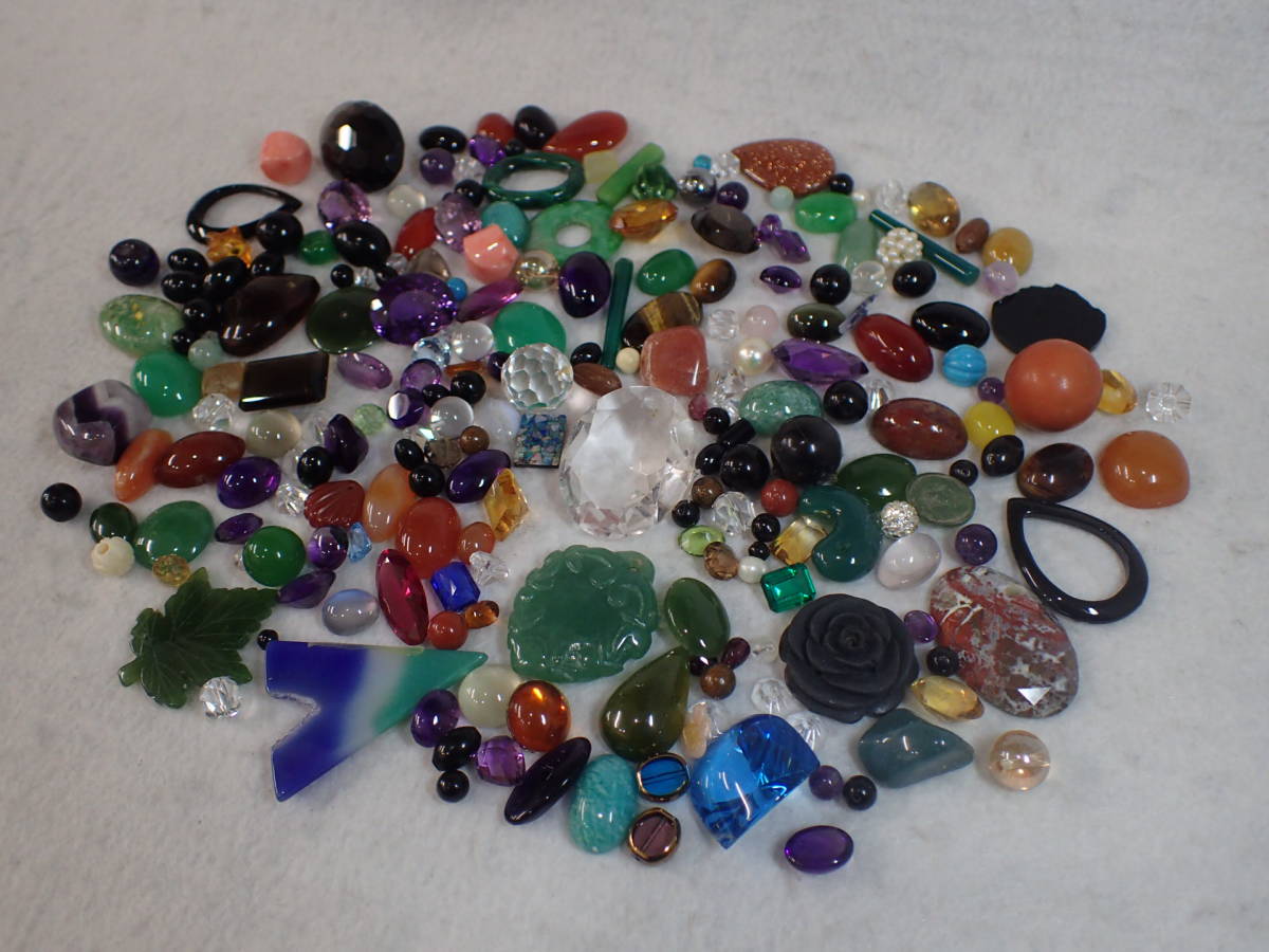 Yahoo!オークション - 6 色石 まとめ 340g