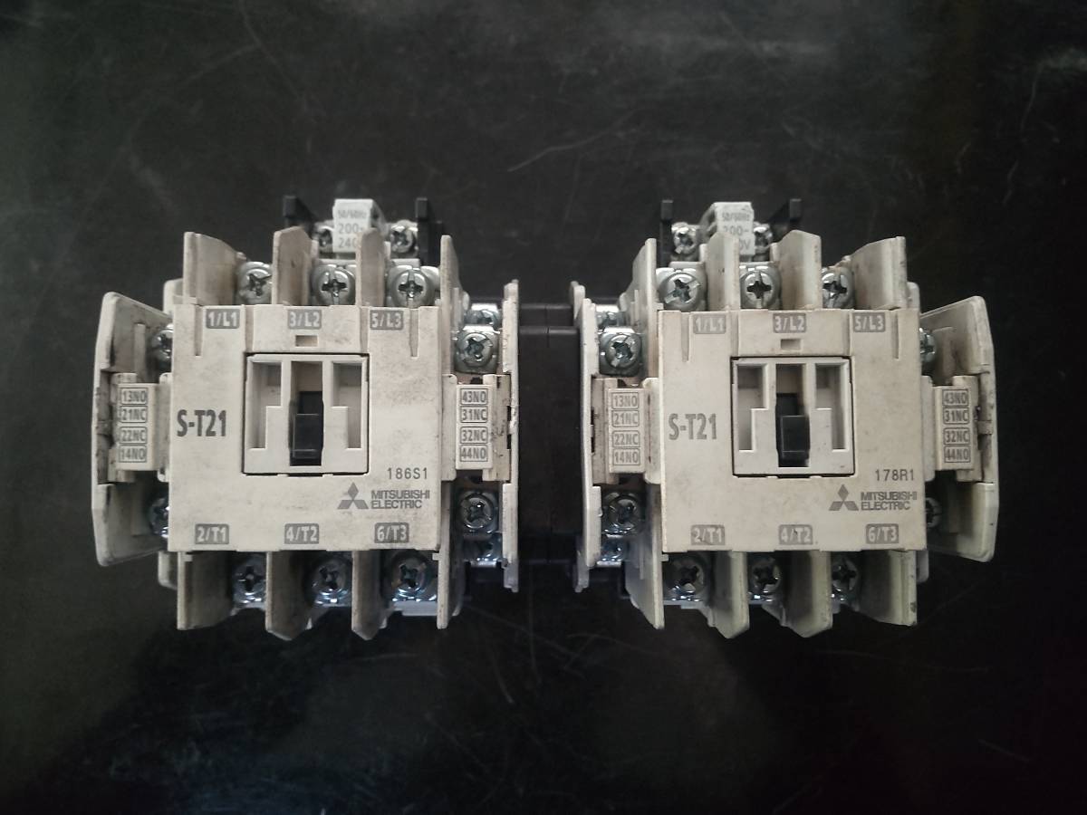 三菱電機 S-T21 電磁接触器 マグネットスイッチ 可逆 S-2XT21 S-2×T21 マグネットコンダクタ 電磁開閉器 MITSUBISHI 検 S-N21 S-T21(その他)｜売買さ ...