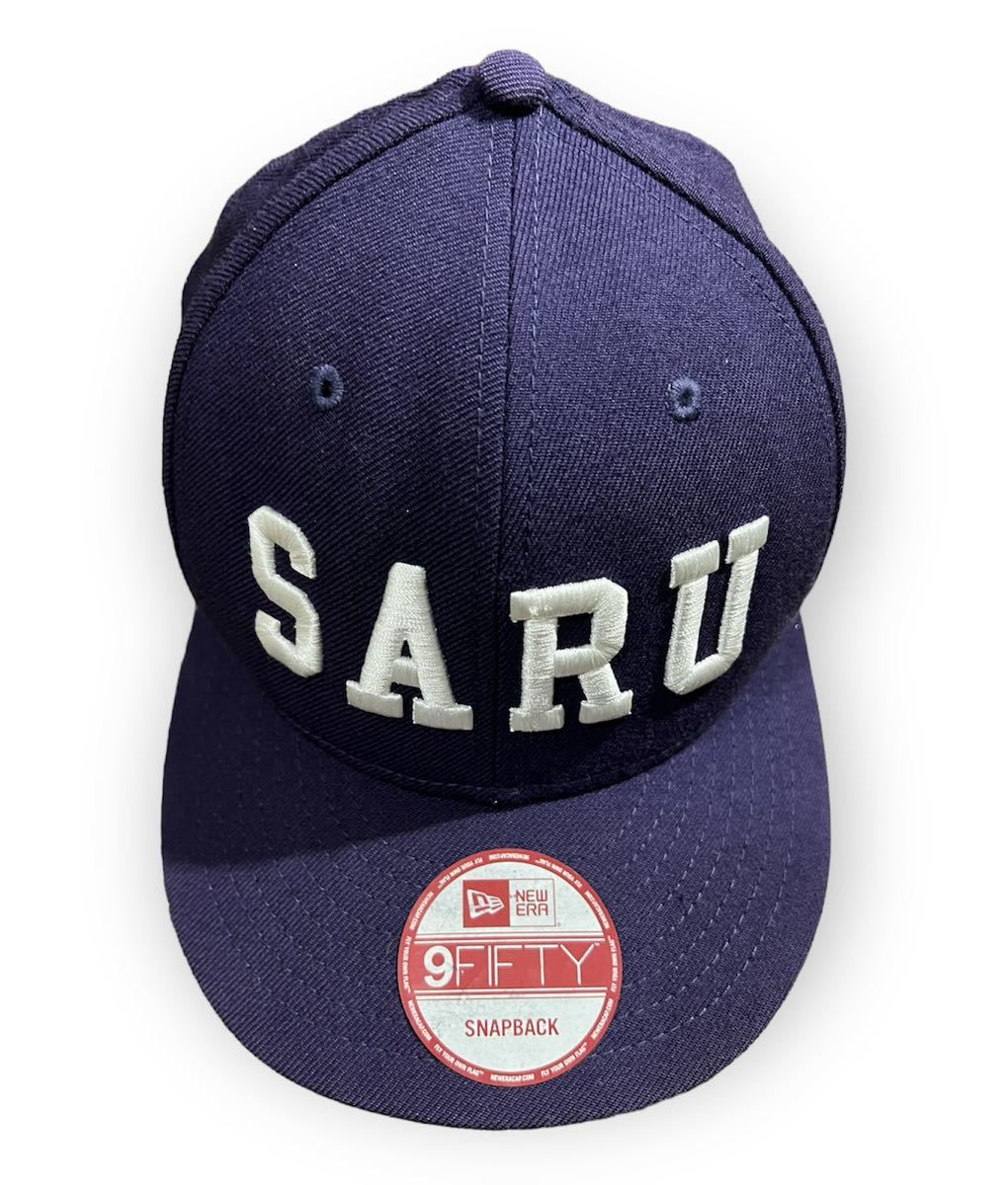 Yahoo!オークション - SARU サンタスティック NEW ERA キャップ 紫 フ...