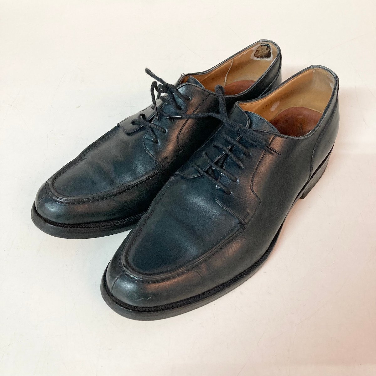 スペイン製 YANKO ヤンコ ドレス シューズ Uチップ レザー 革 靴 メンズ サイズ8 26.5cm ブラック ビジネス フォーマル 1.12kg(26.5cm)｜売買されたオークション ...