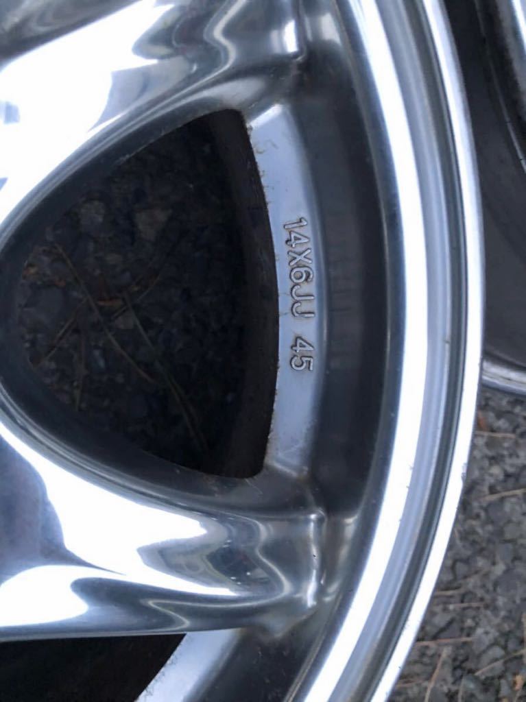 Yahoo!オークション - ユーノス ロードスター 純正ホイール メッキ14イ...