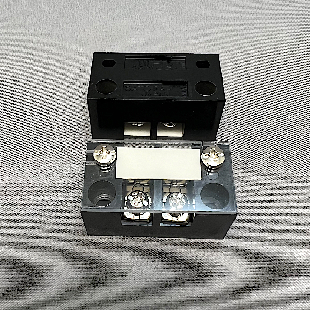 Yahoo!オークション - サトーパーツ 中継用2列型端子台 ML-15-2P【2個...