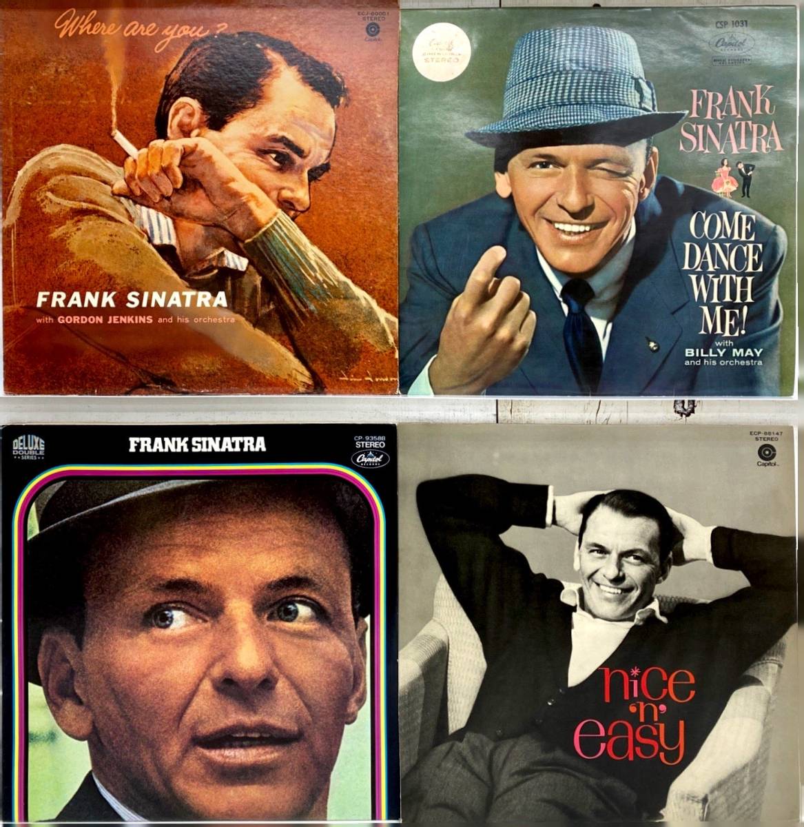 Yahoo!オークション - I2612/LP/フランク・シナトラ Frank Sinatra 4点...
