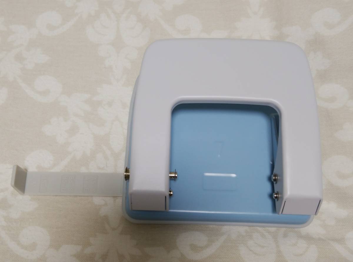 Yahoo!オークション - 美品 ソニック 2穴パンチ 大 青 DA-372-B ハンド...