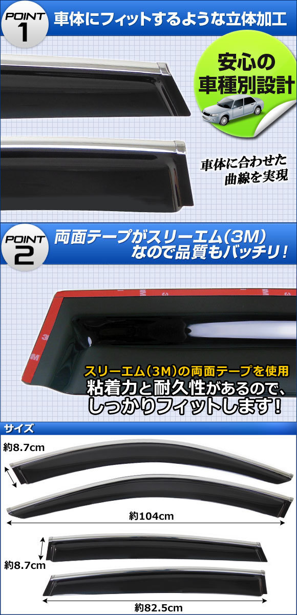 Yahoo!オークション - サイドバイザー BMW X4シリーズ F26 2014年～ モ...