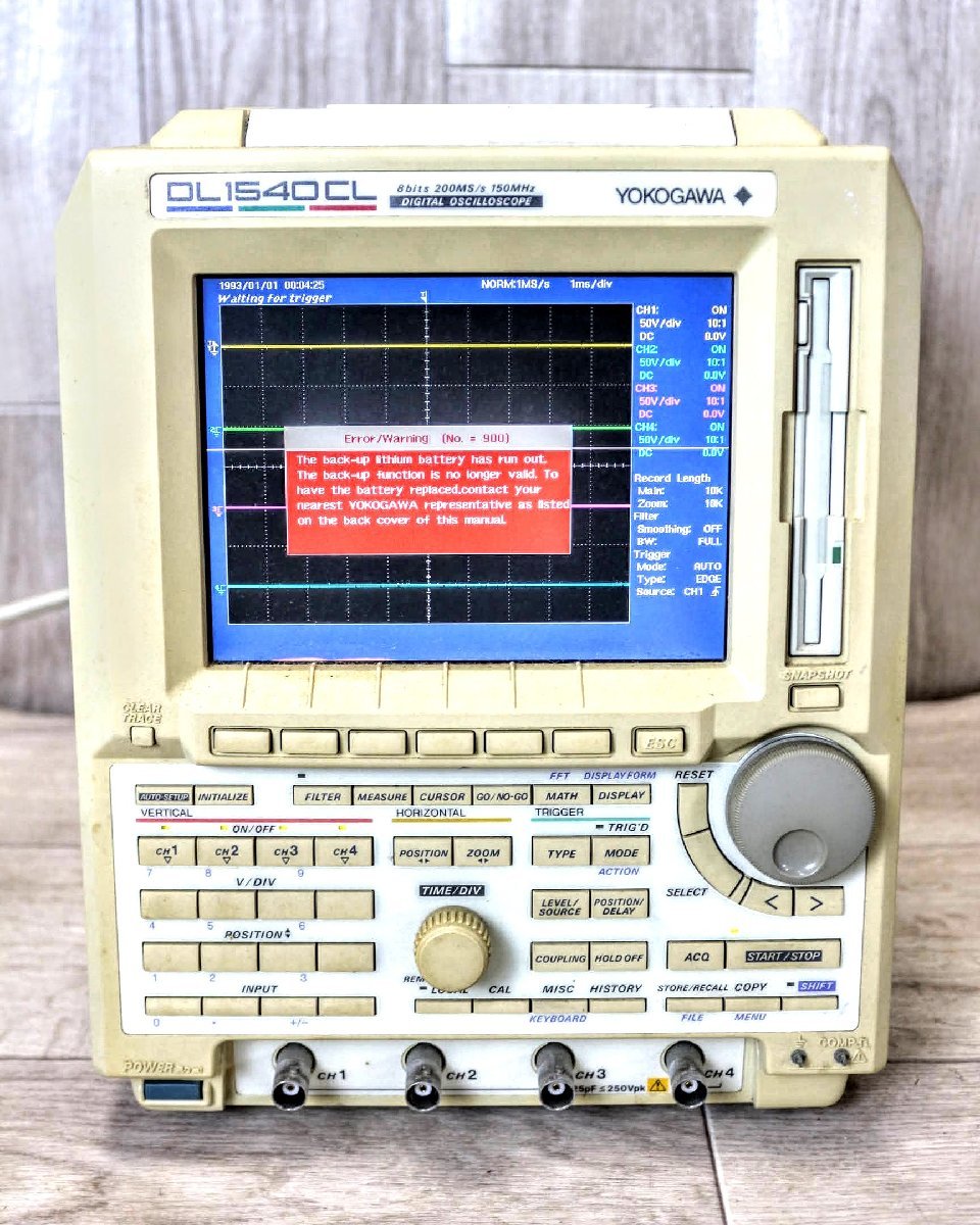 通電OK YOKOGAWA DL1540CL ディジタルオシロスコープ 電源コード パッシブプローブ 700988 4点付属 8Y1976(その他)｜売買されたオークション情報、yahooの ...