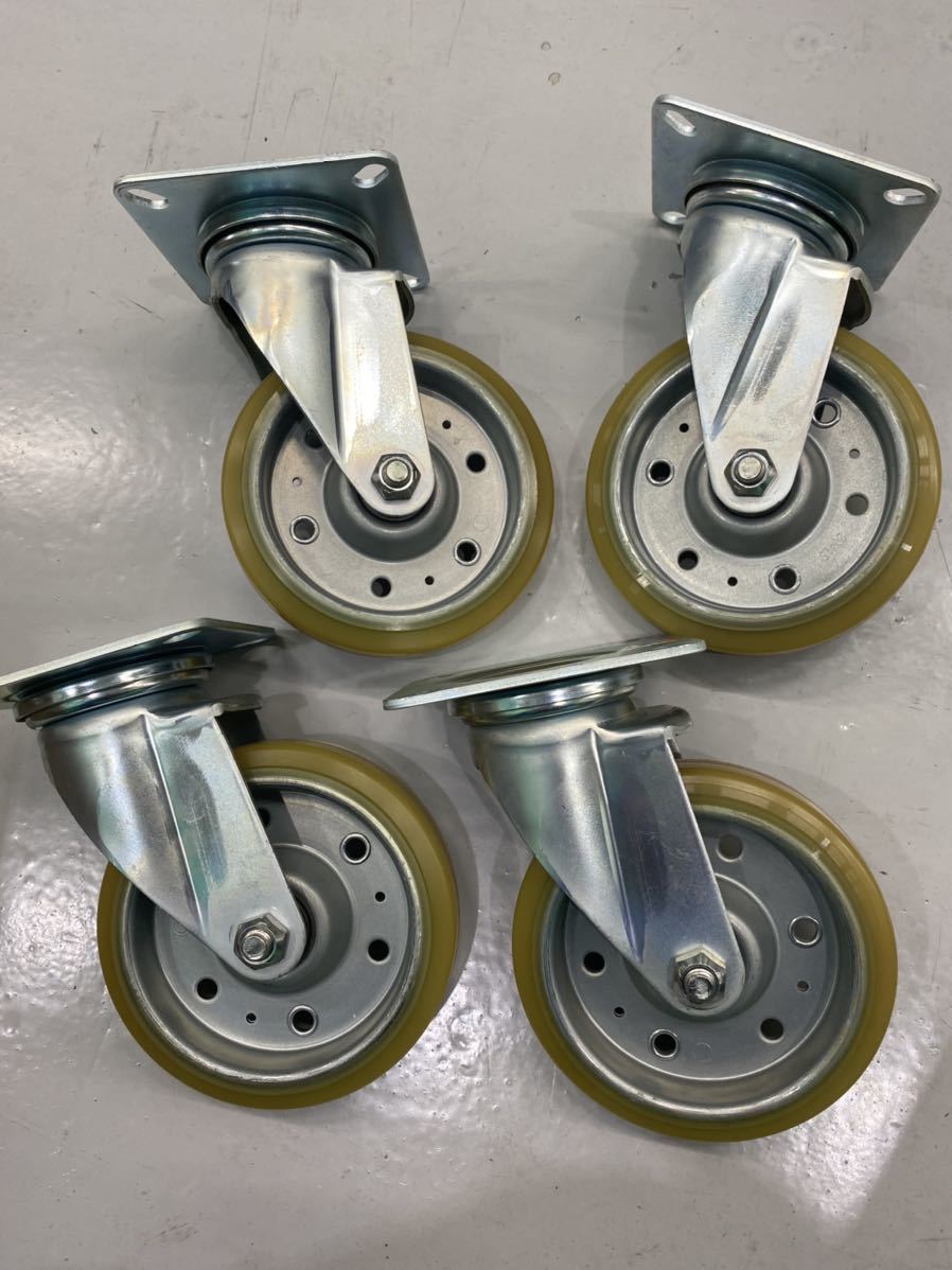 Yahoo!オークション - ハンマーキャスター 420J-UBB 150㎜ 4個セット