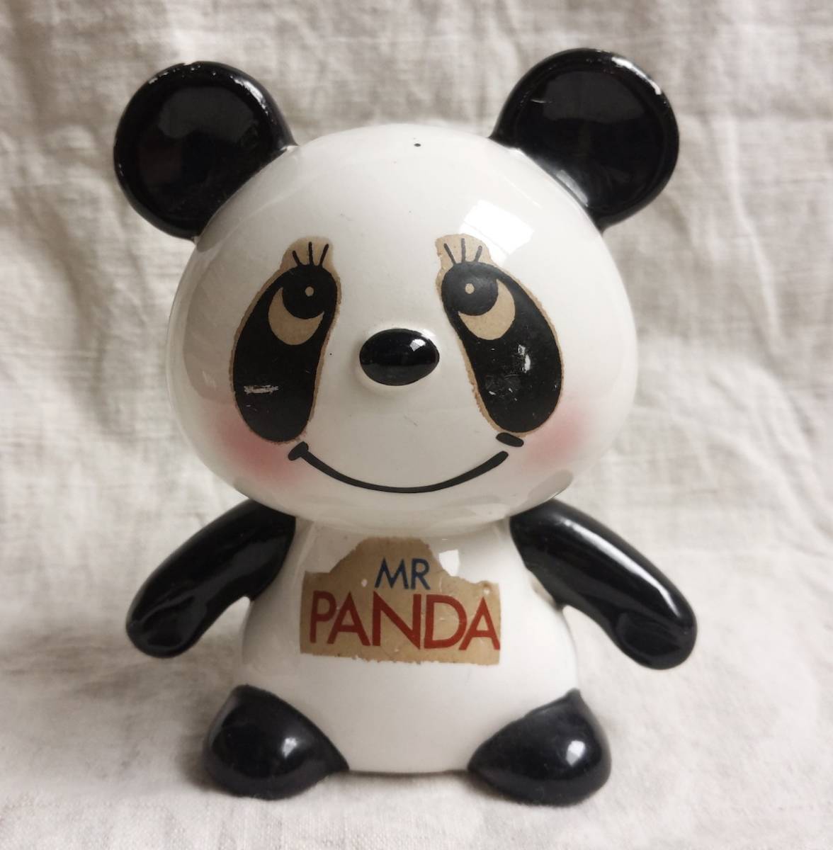 内藤ルネ RUNE 貯金箱 パンダ Mr PANDA 高さ12.5cm 昭和レトロ 陶器 置物 ビンテージ レトロポップ 当時物 ノベルティグッズ / 水森亜土(貯金箱)｜売買された ...