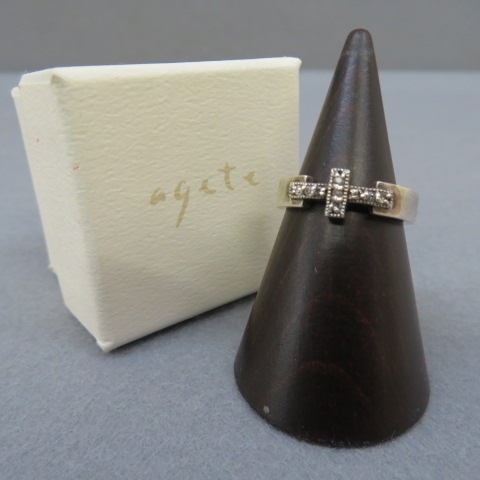 Yahoo!オークション - D911 agate アガット SV シルバーリング 総重量3...