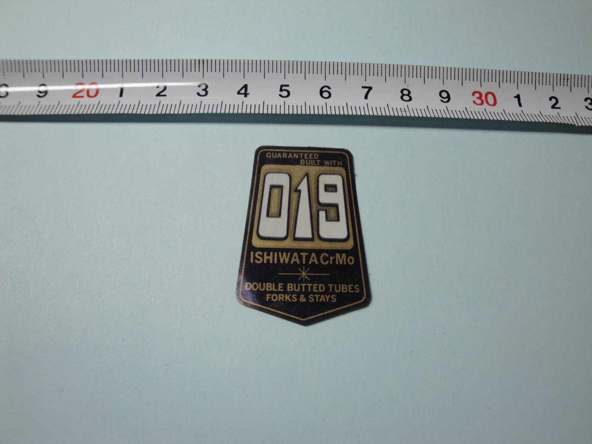 自転車”ISHIWATA 石渡 Cr.Mo 019 フレームステッカーデカール 大” 送料84円 シール レトロ 収集趣味(ステッカー、デカール)｜売買されたオークション情報、yahooの商品 ...