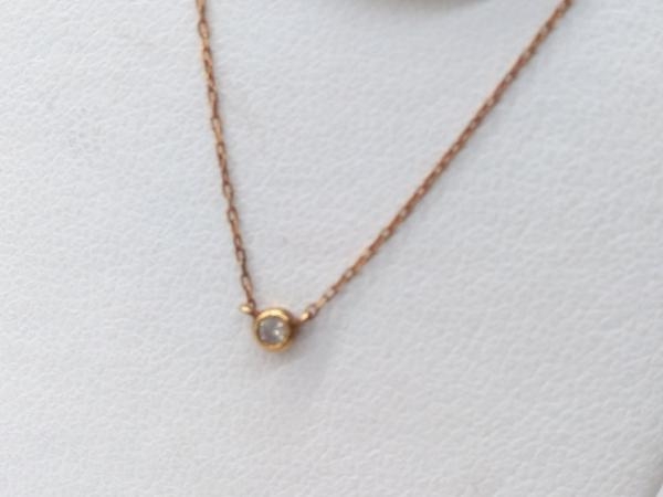 Yahoo!オークション - K18 ゴールド 38cm ダイヤモンド D0.03ct 総重量...