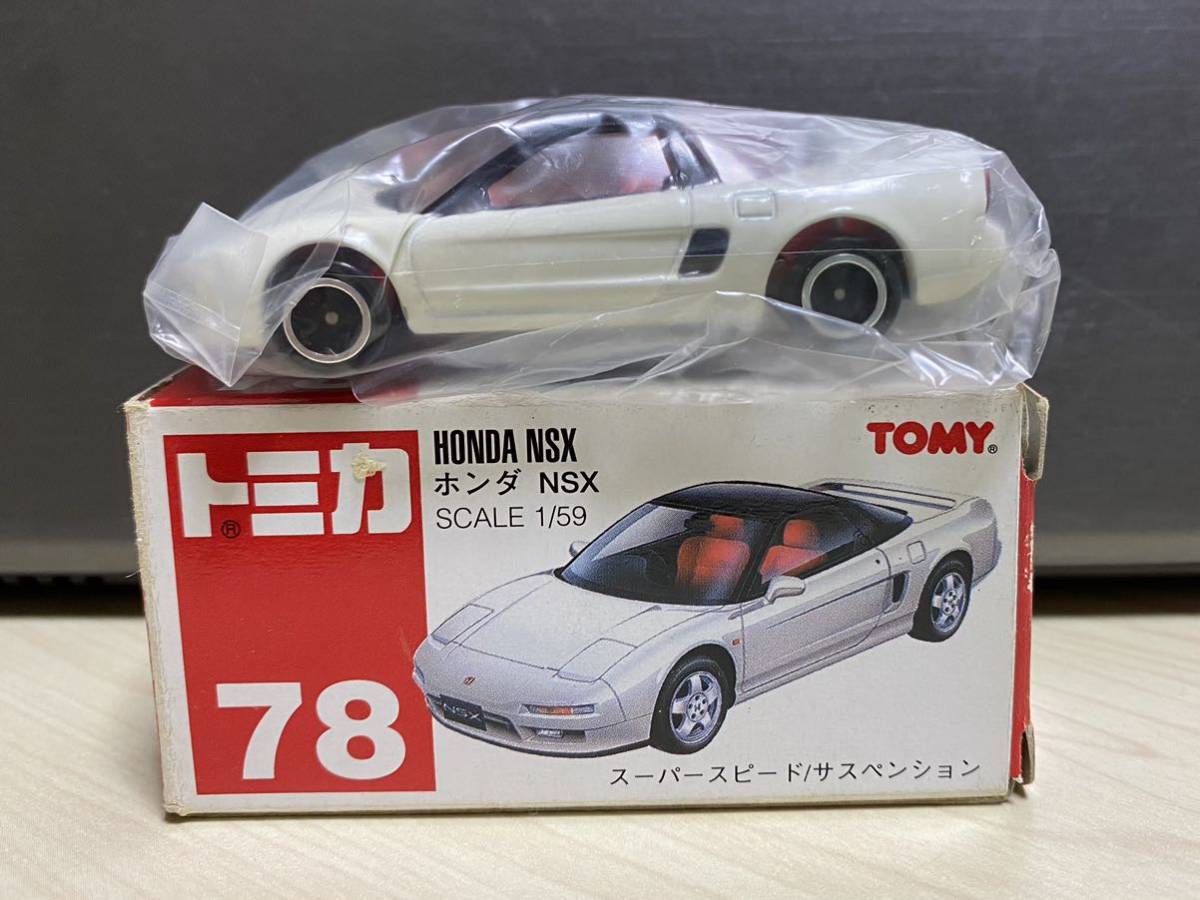 Yahoo!オークション - トミカ 赤箱 78 ホンダ NSX 絶版 白 TYPE R中国...