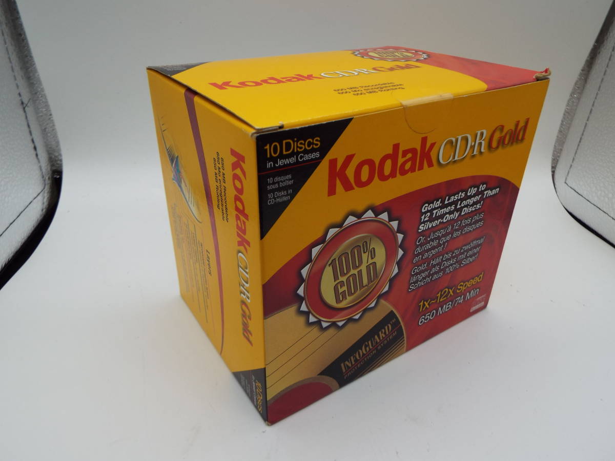 Yahoo!オークション - Kodak CD-RGgold 650MB ゴールド・未開封