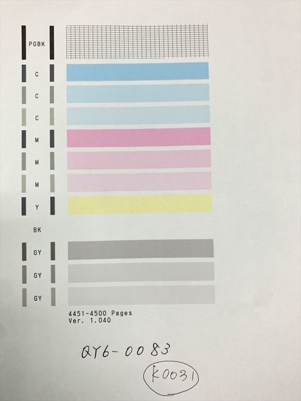 Yahoo!オークション - No.K31プリンターヘッド ジャンク QY6-0083 CANO...