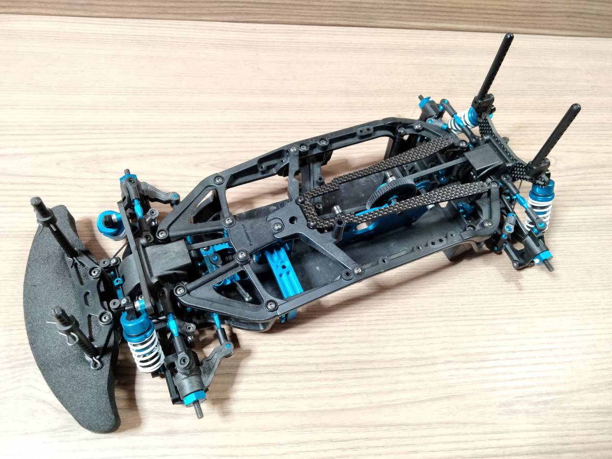 Yahoo!オークション - タミヤ TA07 PRO オプション多数 ダブルカルダン...