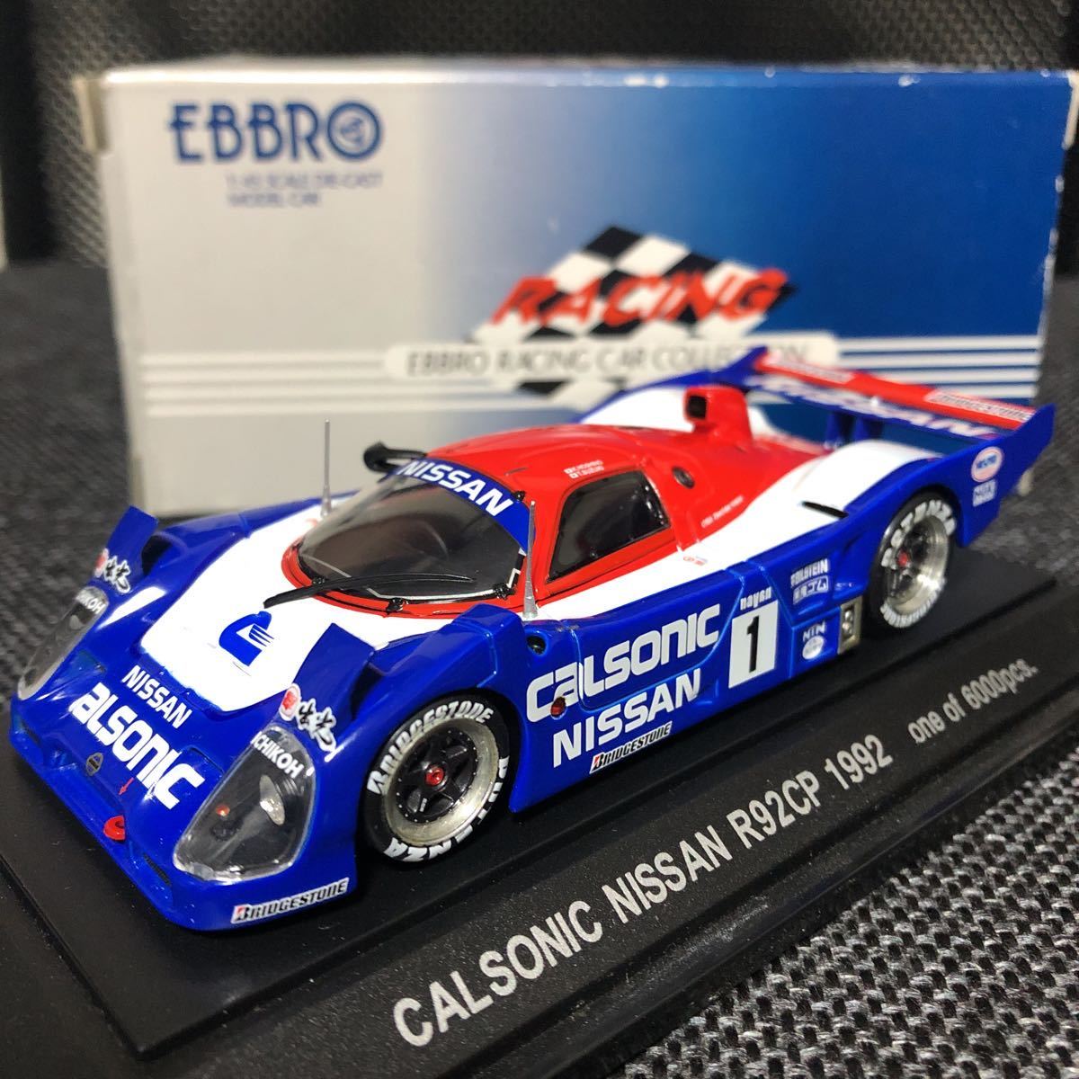 Yahoo!オークション - エブロ 1/43 CALSONIC NISSAN R92CP 1992 カルソ...