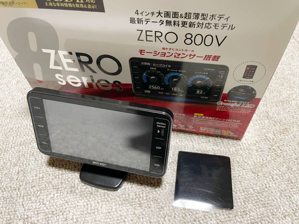 Yahoo!オークション - コムテック ZERO 800V 電池交換済 GPSレーダー探...