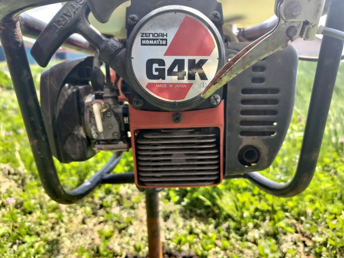 Yahoo!オークション - コマツゼノア AG431 エンジンハンドオーガ G4Kエ...