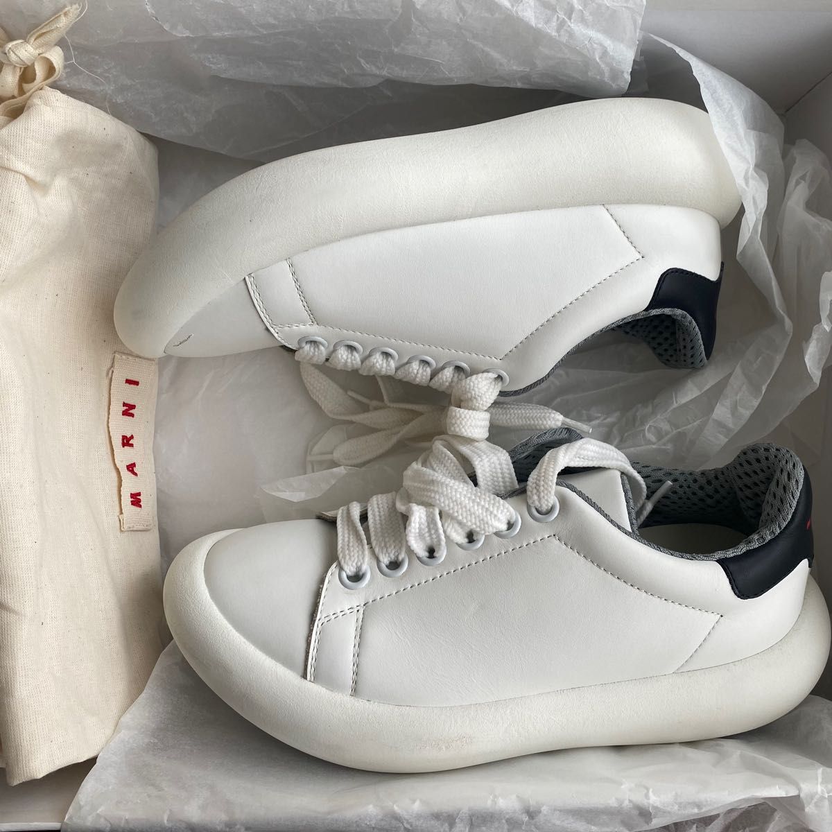 新品・在庫一点のみ】 Marni マルニ バナナスニーカー ホワイト 新品・在庫一点のみ】 Marni マルニ バナナスニーカー ホワイト