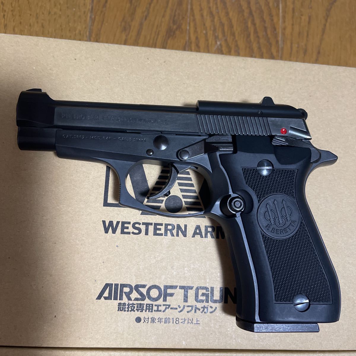 Yahoo!オークション - WA ベレッタ M84FS カーボンブラック HW