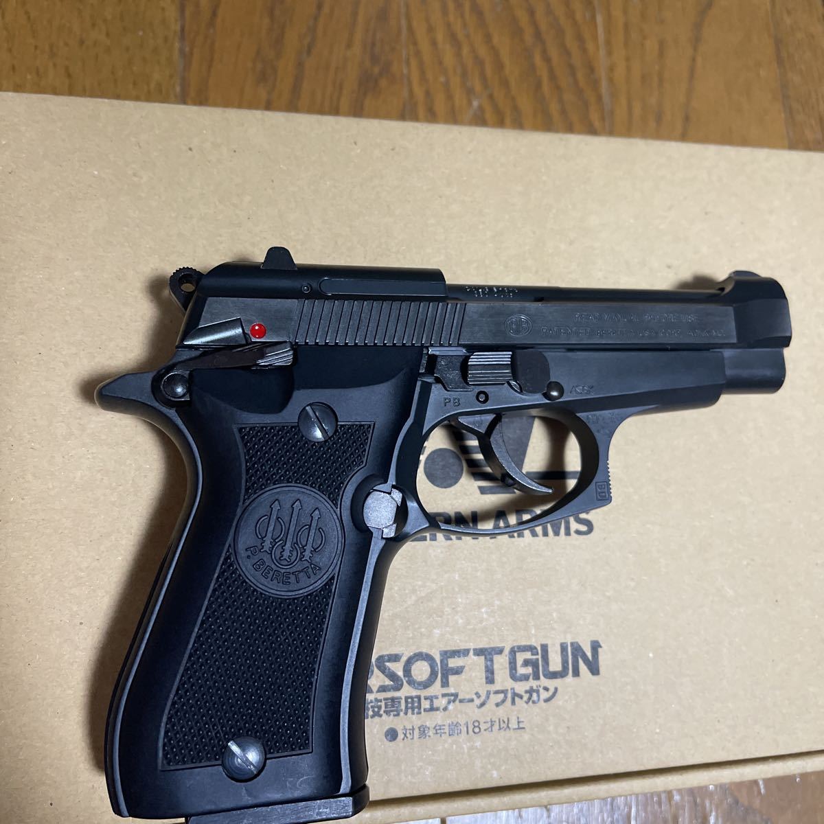 Yahoo!オークション - WA ベレッタ M84FS カーボンブラック HW