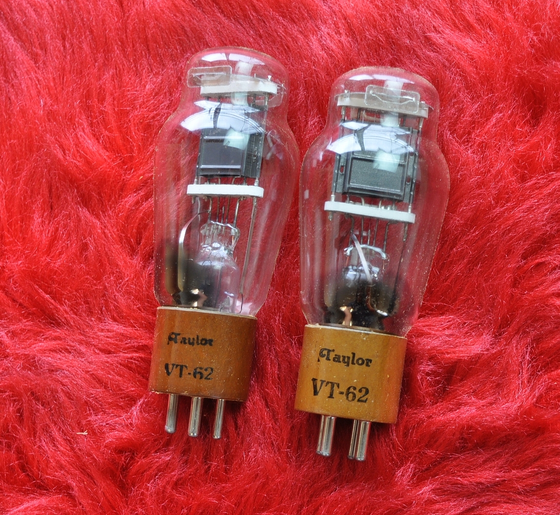 1円スタ Taylor テイラー VT-62 / 801A 真空管 2本セット デッドストック品 真空管(真空管)｜売買されたオークション情報、yahooの商品情報をアーカイブ公開 ...