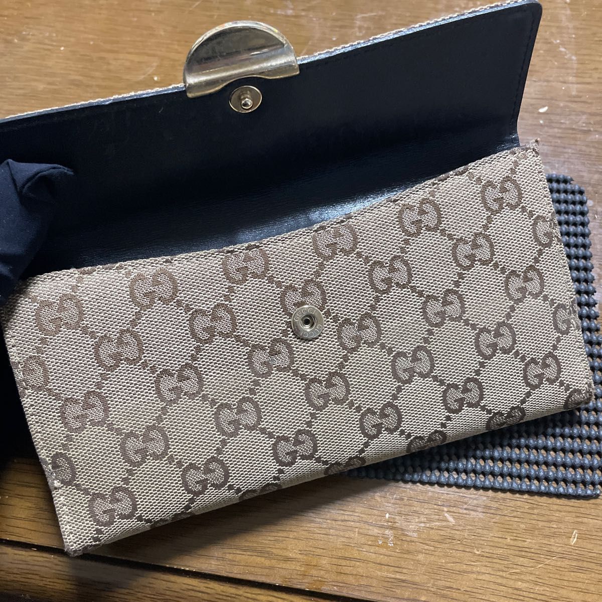 GUCCI 長財布 グッチ ロングウォレット シグネチャー キャンバス GUCCI 長財布 グッチ ロングウォレット シグネチャー キャンバス