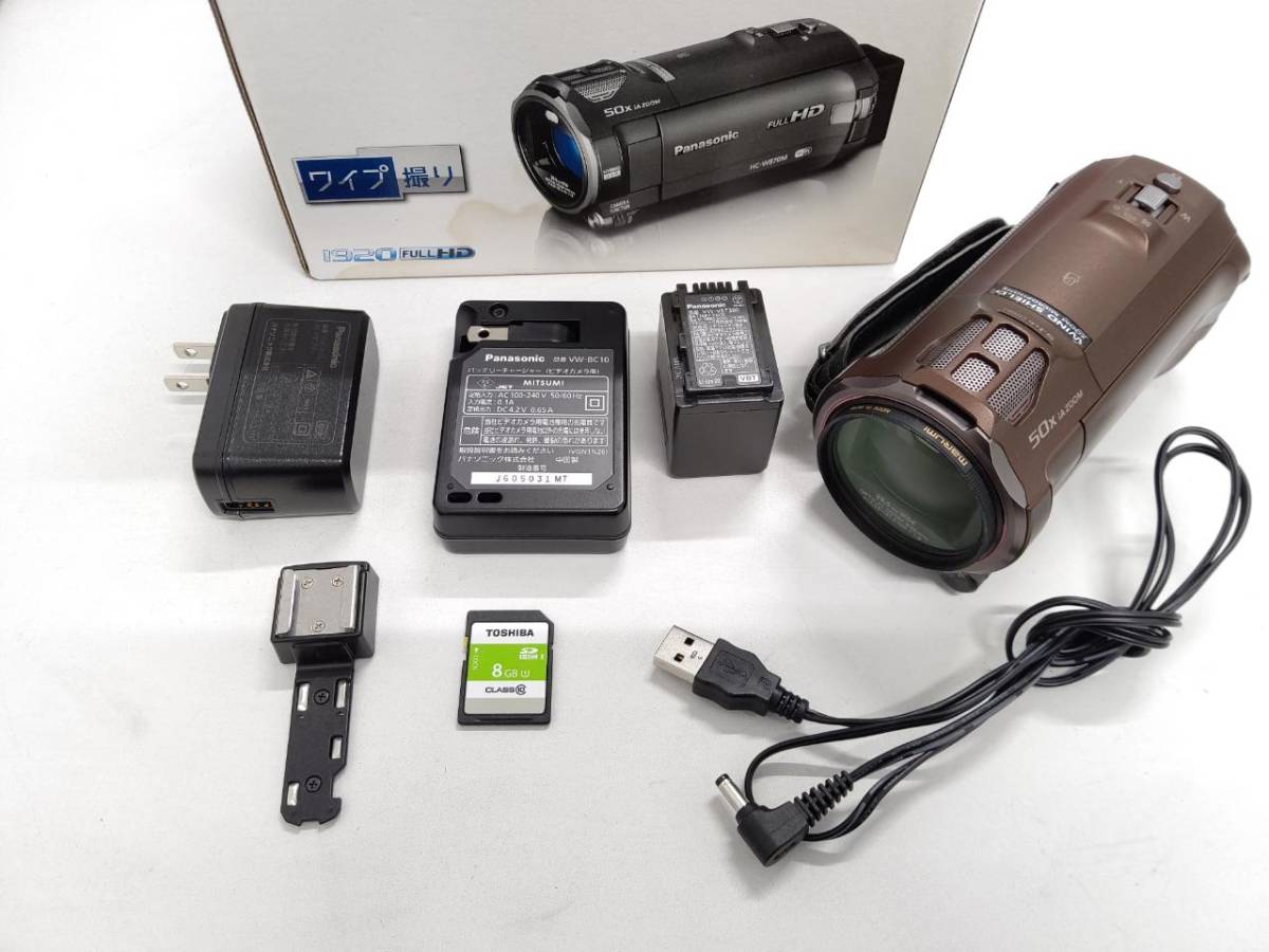 5 3 Panasonic パナソニック デジタルハイビジョンビデオカメラ Hc W870m ブラウン み パナソニック |売買された