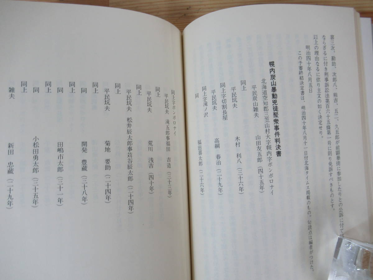 Yahoo!オークション - P76 幌加内炭山暴動始末 供野外吉 初版 みやま書...