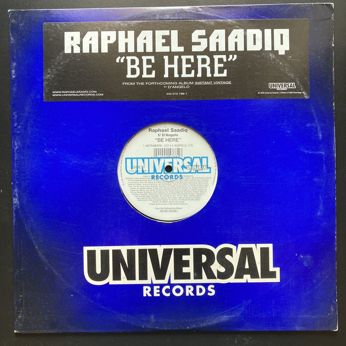 Yahoo!オークション - 12inch RAPHAEL SAADIQ / BE HERE