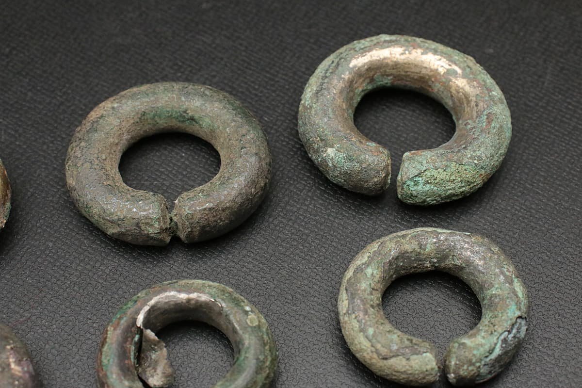 EH014 長野県 古墳出土 考古 青銅C環 十三点 総重275g 鍍金環 青銅金具 青銅鋪首環 青銅輪 青銅耳環 銀被せ環 古墳時代(銅製)｜売買されたオークション情報、yahooの商品情報 ...
