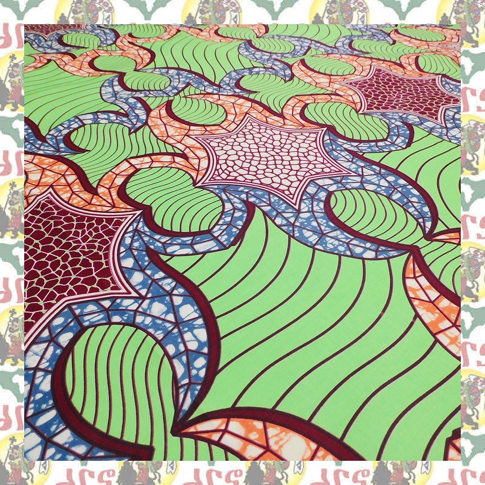 Yahoo!オークション - アフリカンプリント生地 barg-n77 アフリカ布 ア...