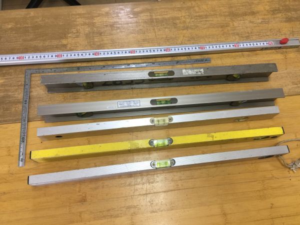 Yahoo!オークション - 【ジャンク】まとめ売り 水平器 5点 L-160Q レベ...