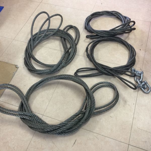 Yahoo!オークション - 【ジャンク】まとめ売り シャックル付き ワイヤ...